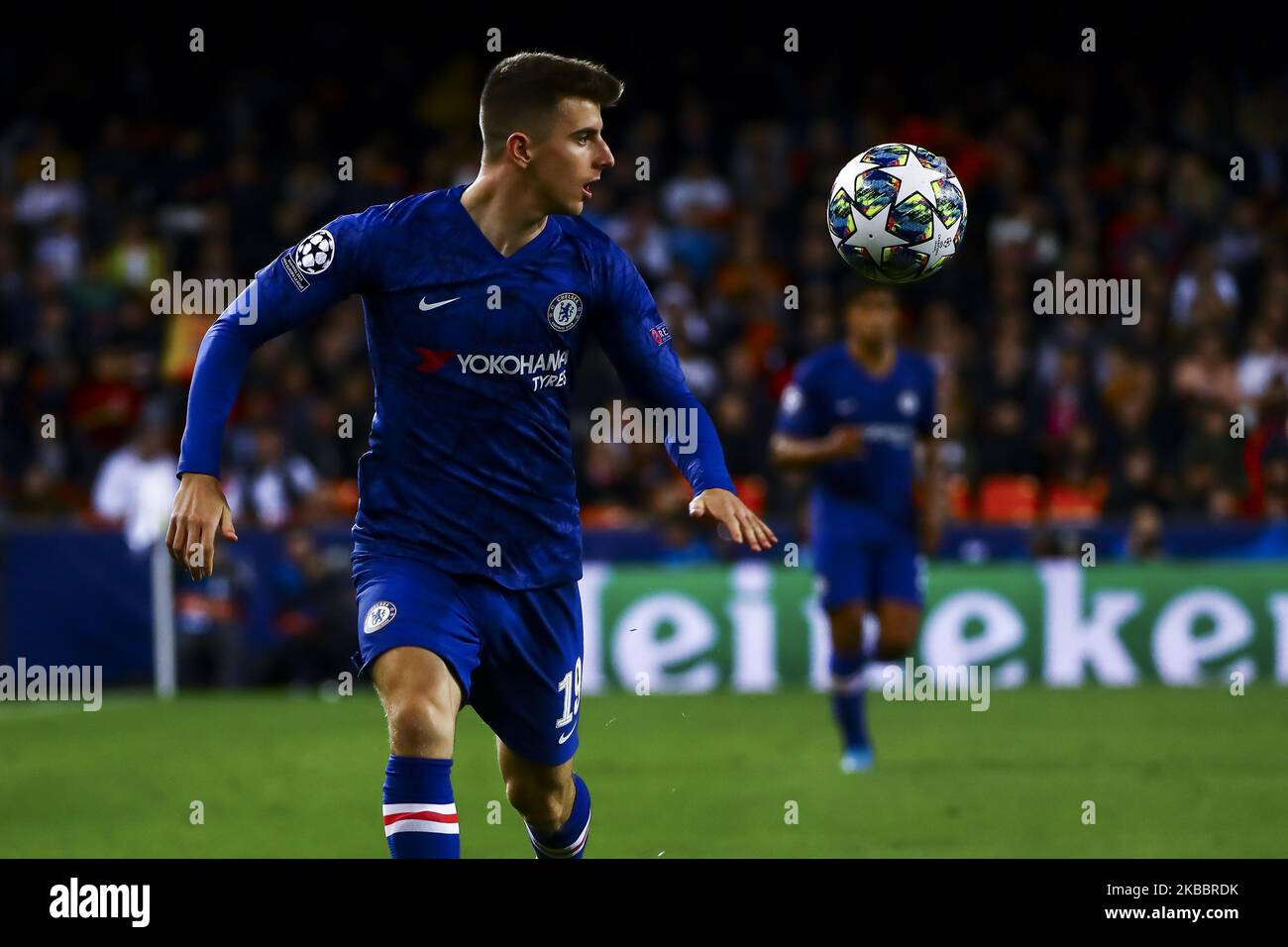 Mason mount of chelsea fc durign champions league match hi-res stock ...