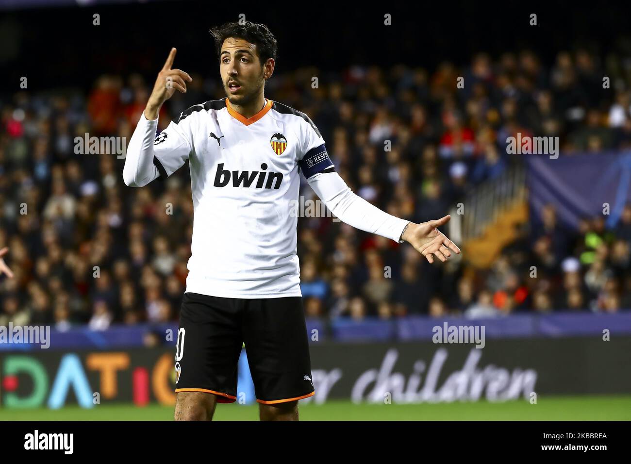 Dani Parejo of Valencia CF Durign Champions League match between ...