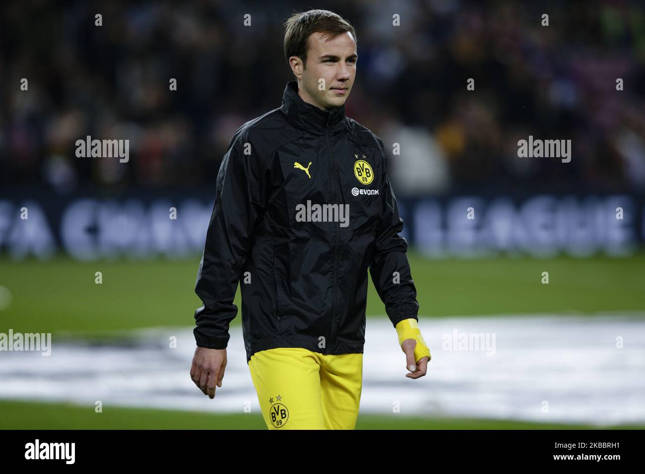 10 Mario Gotze from Germany of Borussia Dortmund during the UEFA ...