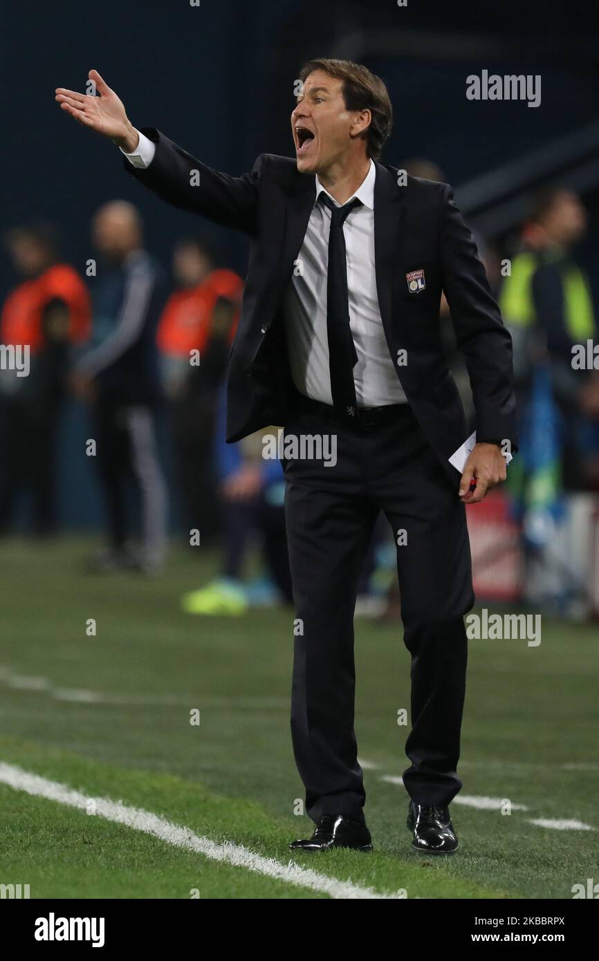 Lyon head coach rudi garcia gestures hi-res stock photography and ...