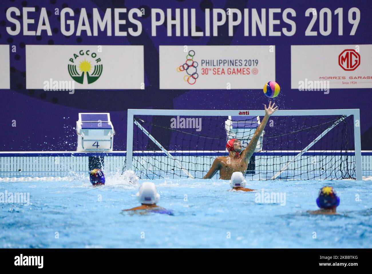 Players in action during the match between Philippines and Thailand for ...