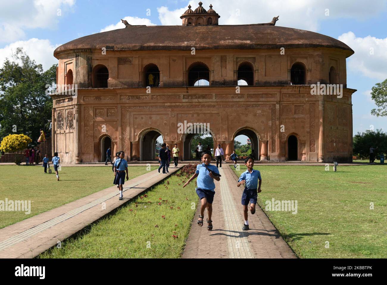 Children visits Rang Ghar as an educational tour in the occasion of ...