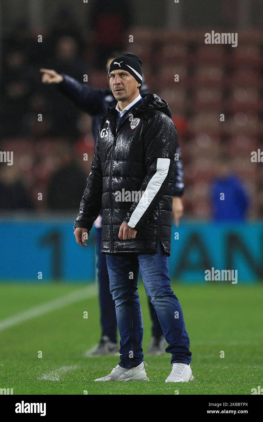 Barnsley manager Gerhard Struber during the Sky Bet Championship match ...