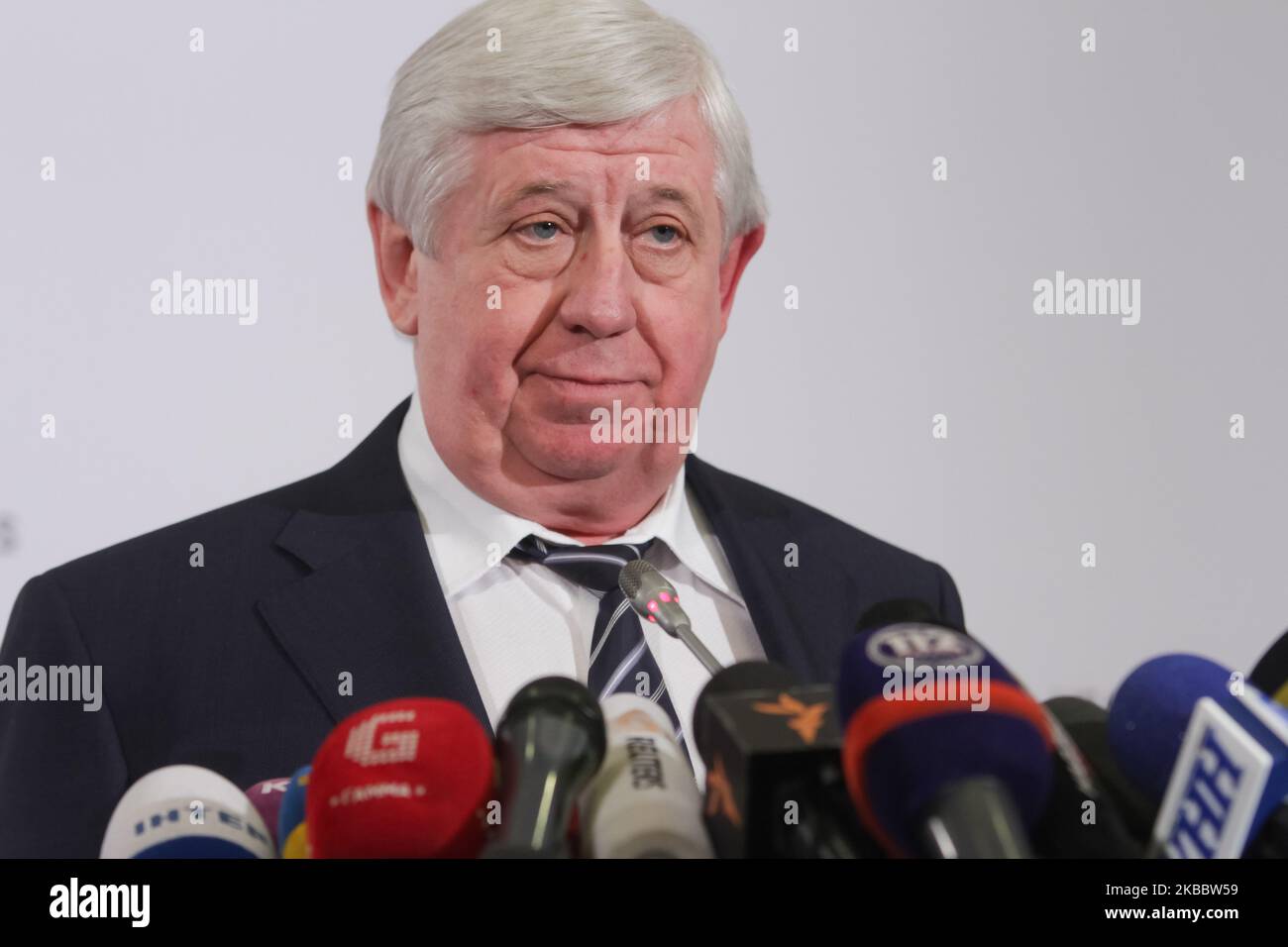 New Prosecutor General of Ukraine Viktor Shokin holds the press ...