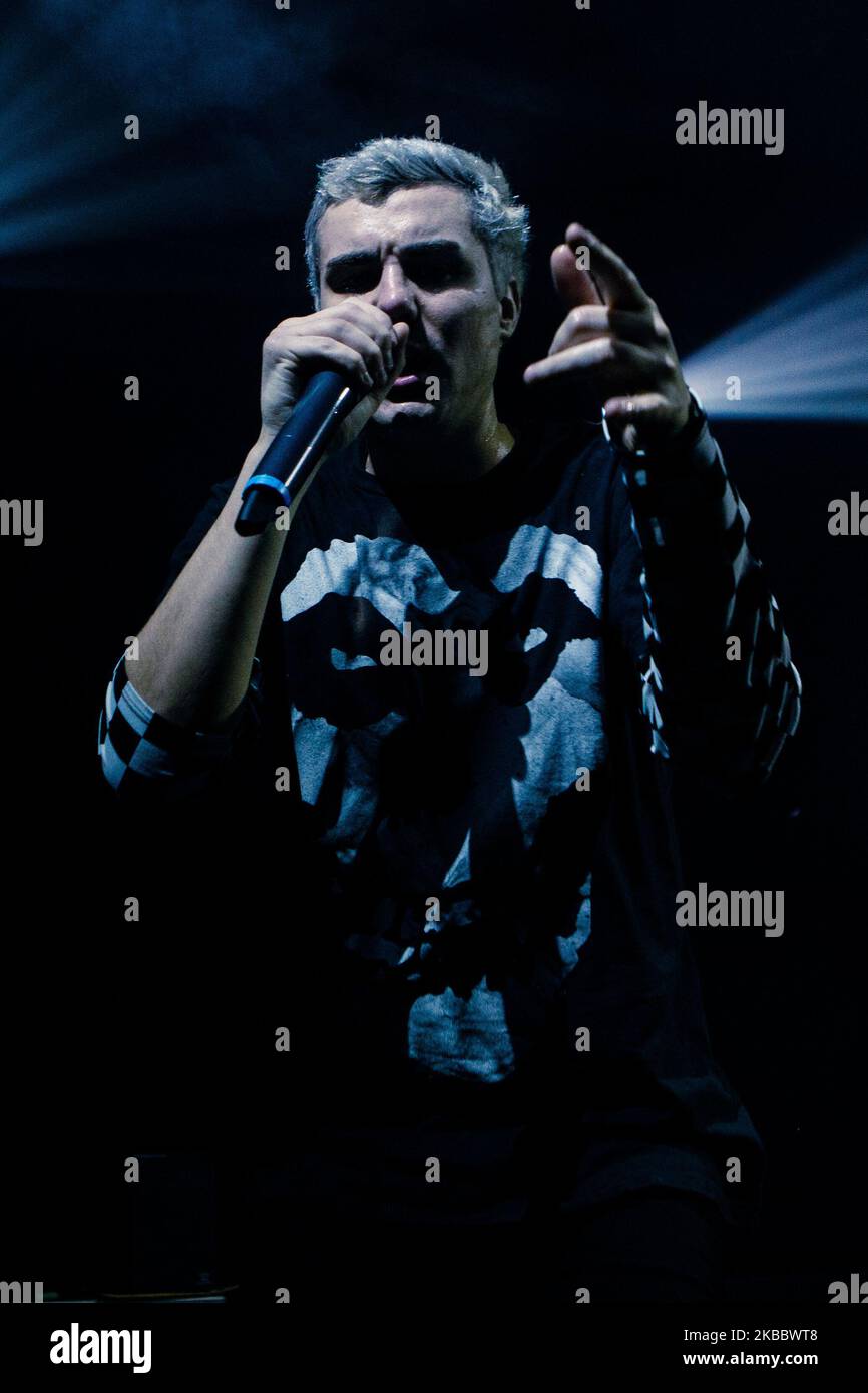 Emo rapper Dying In Designer, real name Bobby O’Brien, performs live at ...