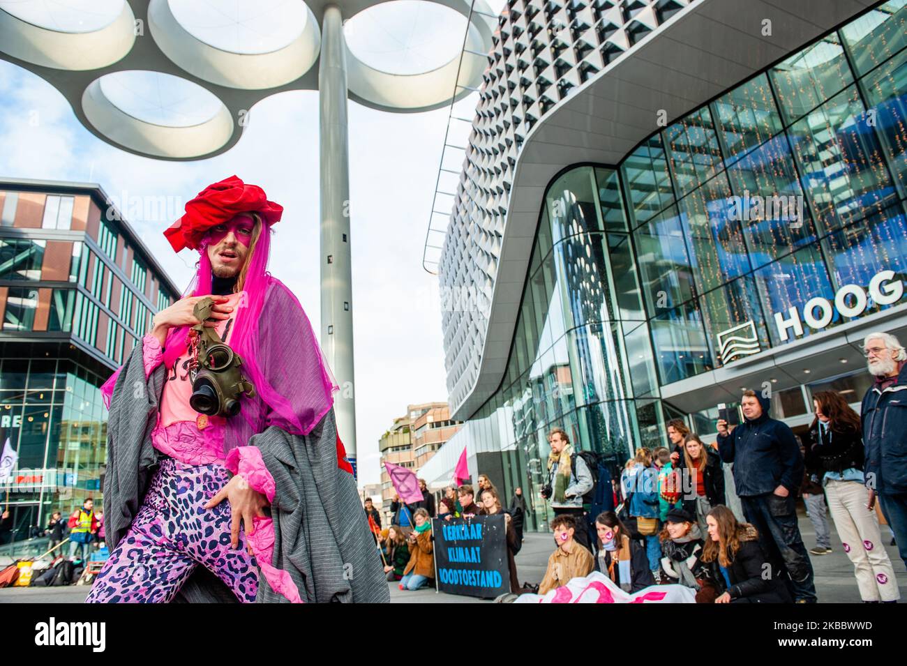An XR model is posing during the XR Fashion show that took place in ...