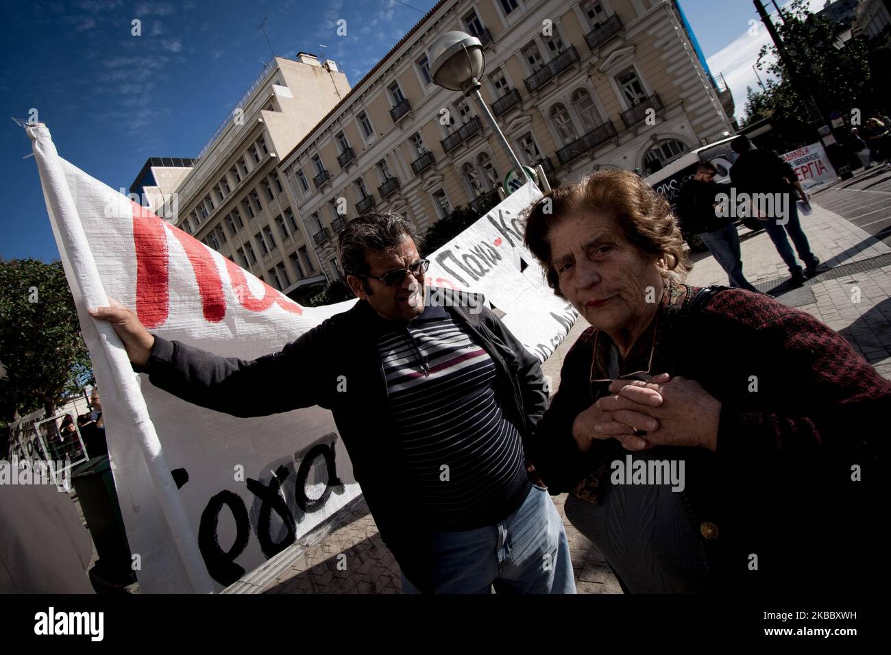 Workers Protest on November 30, 2019 in Athens, Greece. (Photo by ...