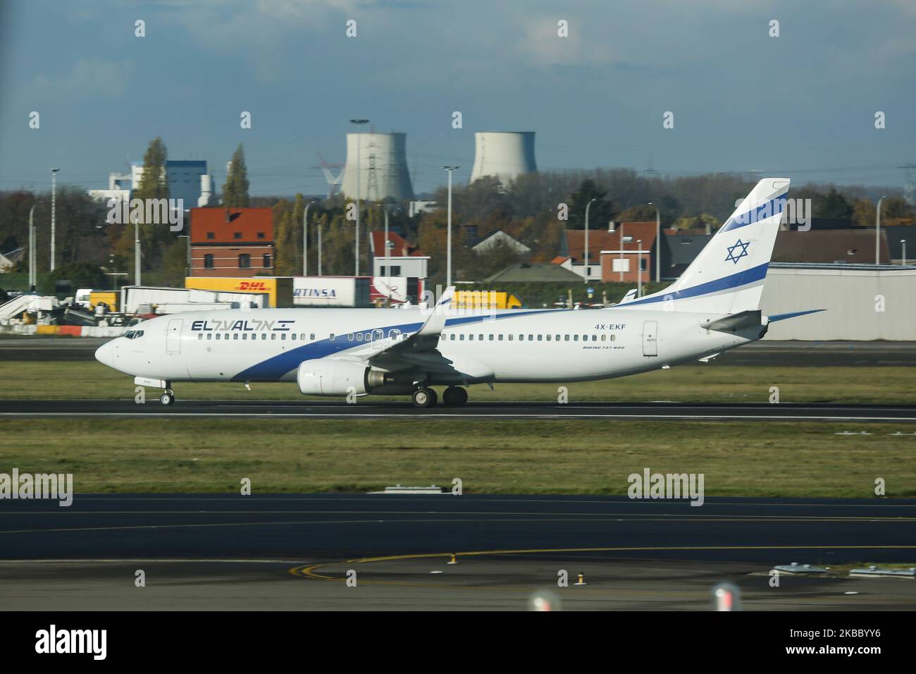 El Al Israel Airlines Boeing 737-800 NG aircraft as seen during ...