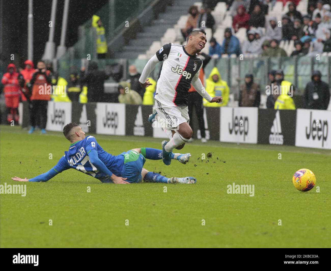 Alex Sandro during Serie A match between Juventus v Sassuolo, in Turin ...