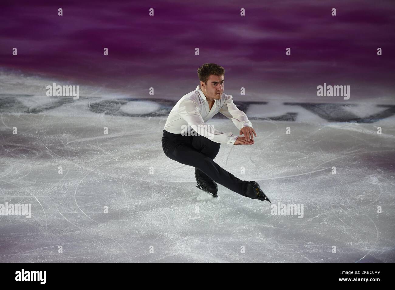Italian of skater Matteo Rizzo and Marco Fabbri skating during the ...