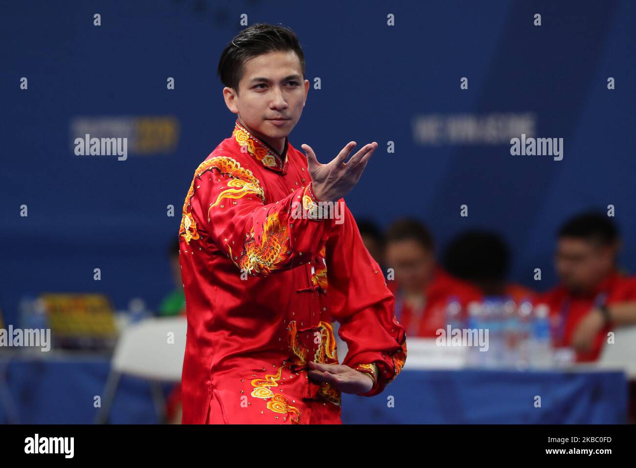 Loh Choon How of Malaysia performs his routine during the Men's ...