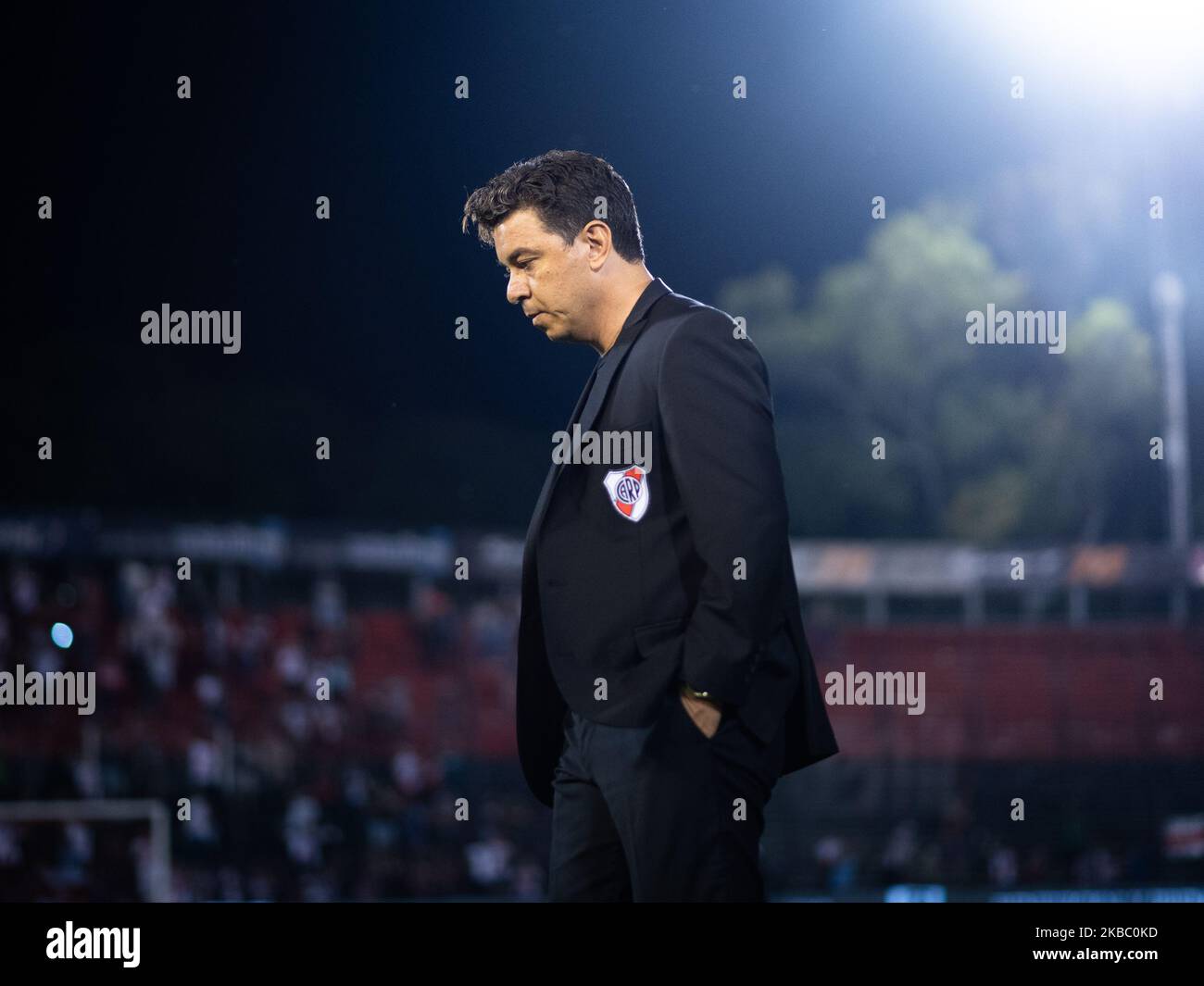 Marelo gallardo walk during a match between Newell's Old Boys and River ...