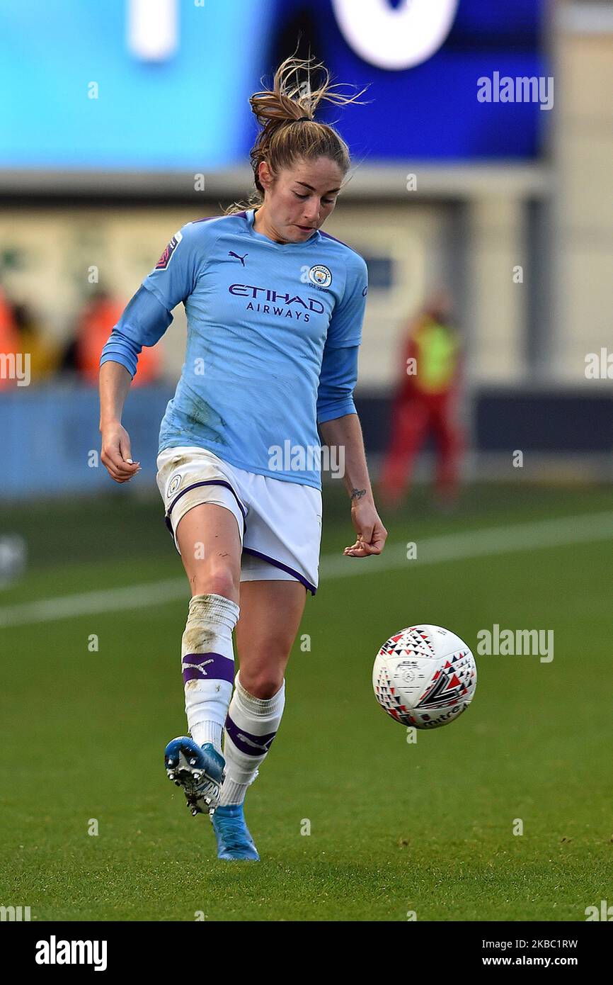 Janine Beckie of Manchester City in action during the Barclays FA Women ...