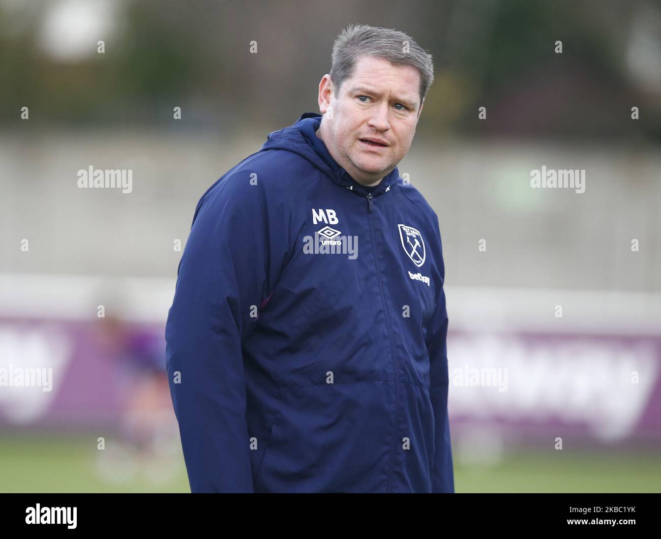 West Ham United Ladies First Team manager Matt Beard during Barclays ...