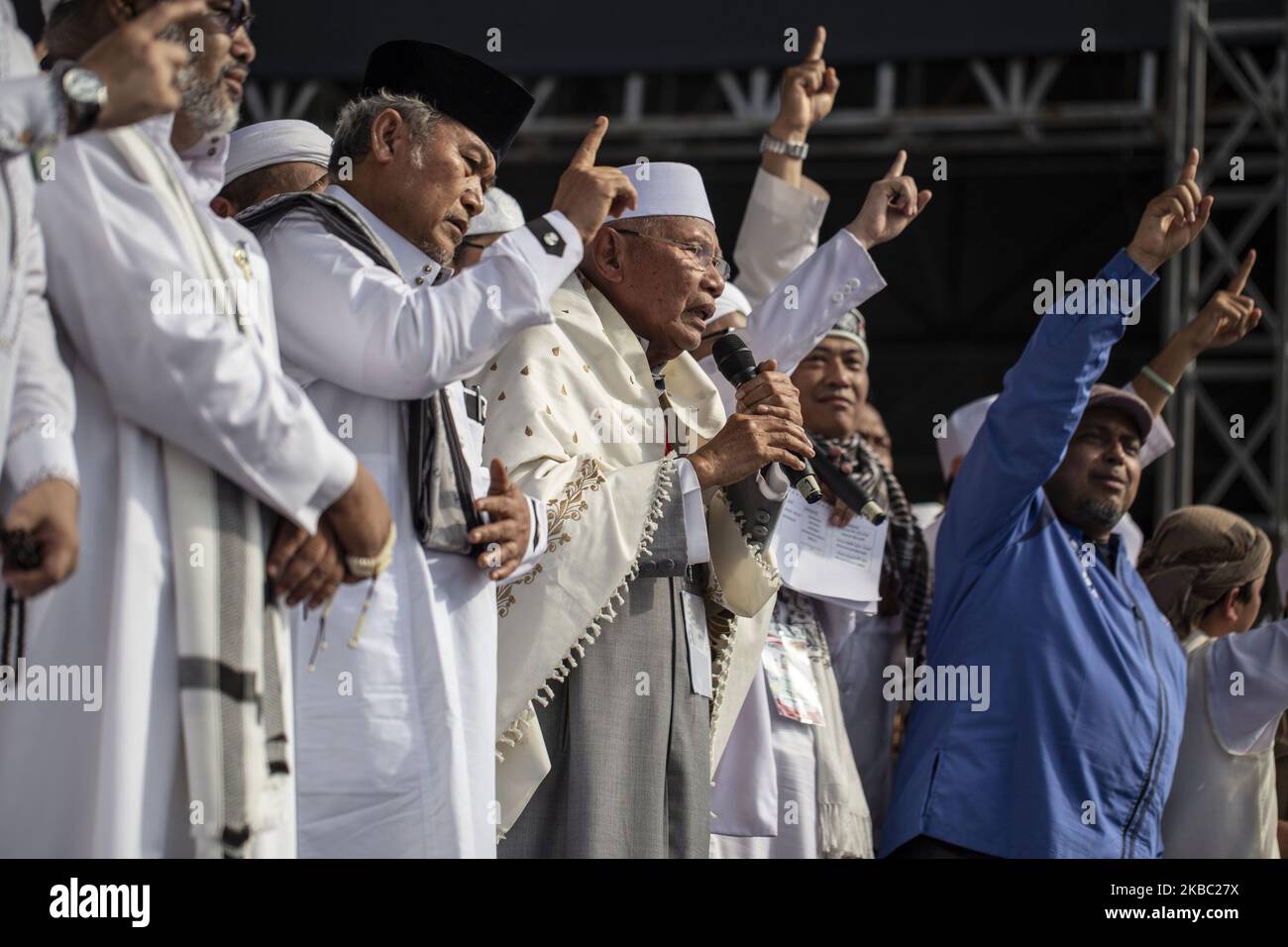 Thousands of Muslims from all over Indonesia gathered at National ...