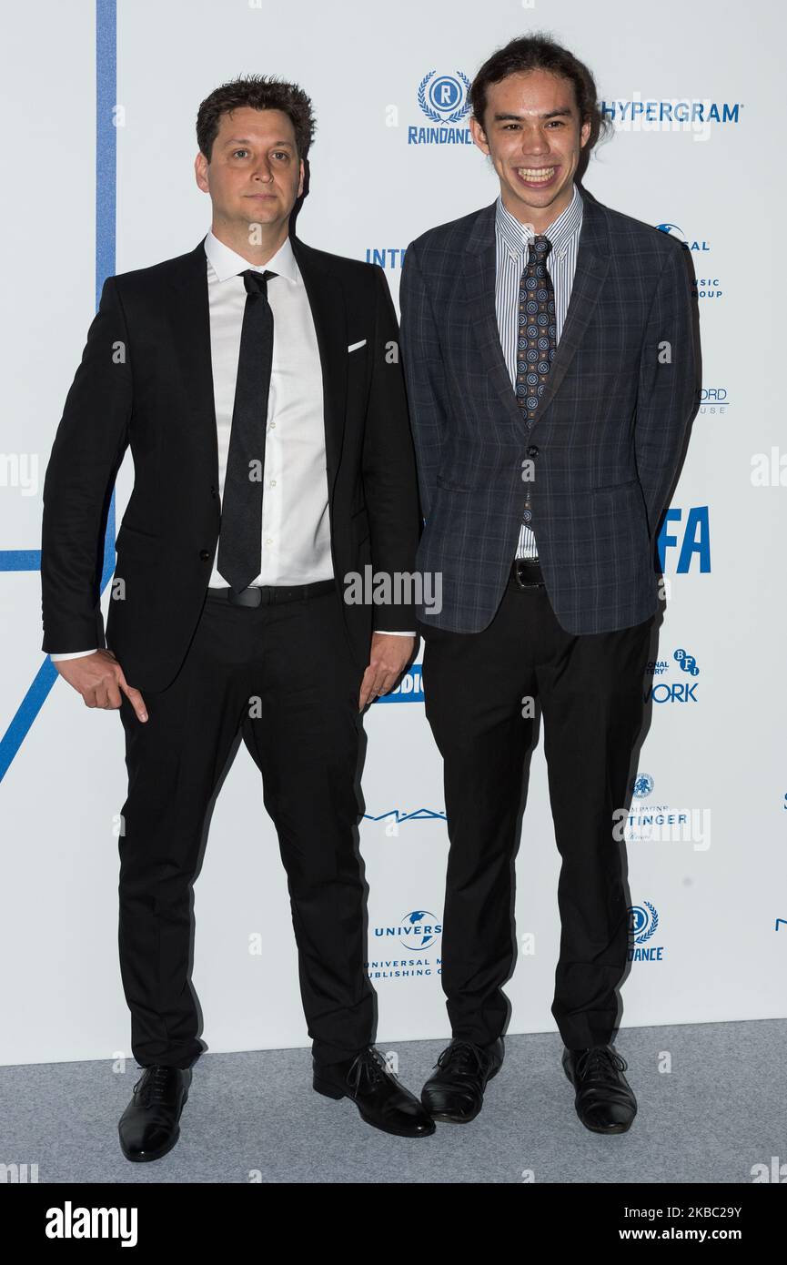 (R-L) Merlin Merton and Dekel Berenson attends the 22nd British ...