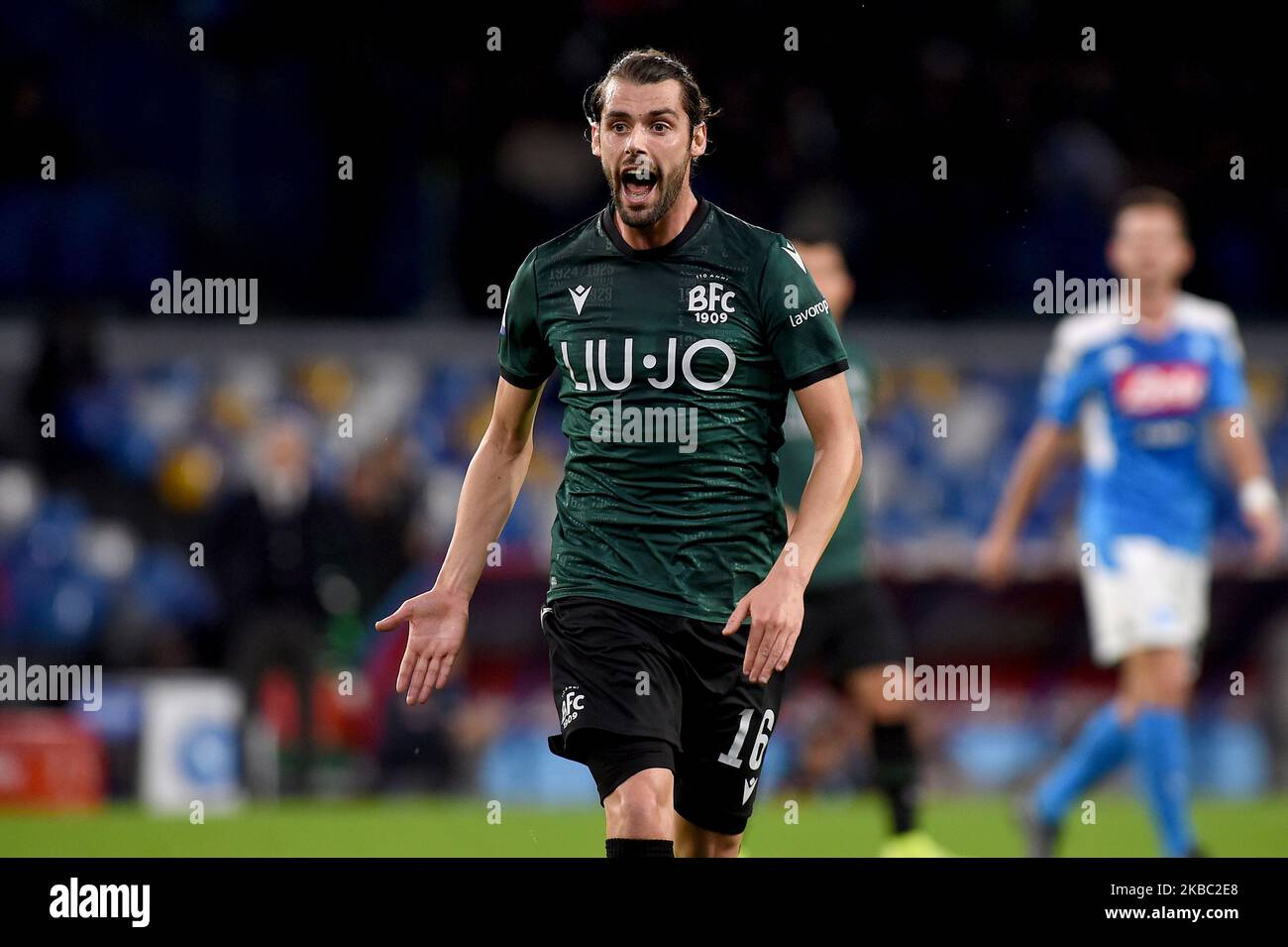 Andrea Poli of Bologna FC during the Serie A match between SSC Napoli ...