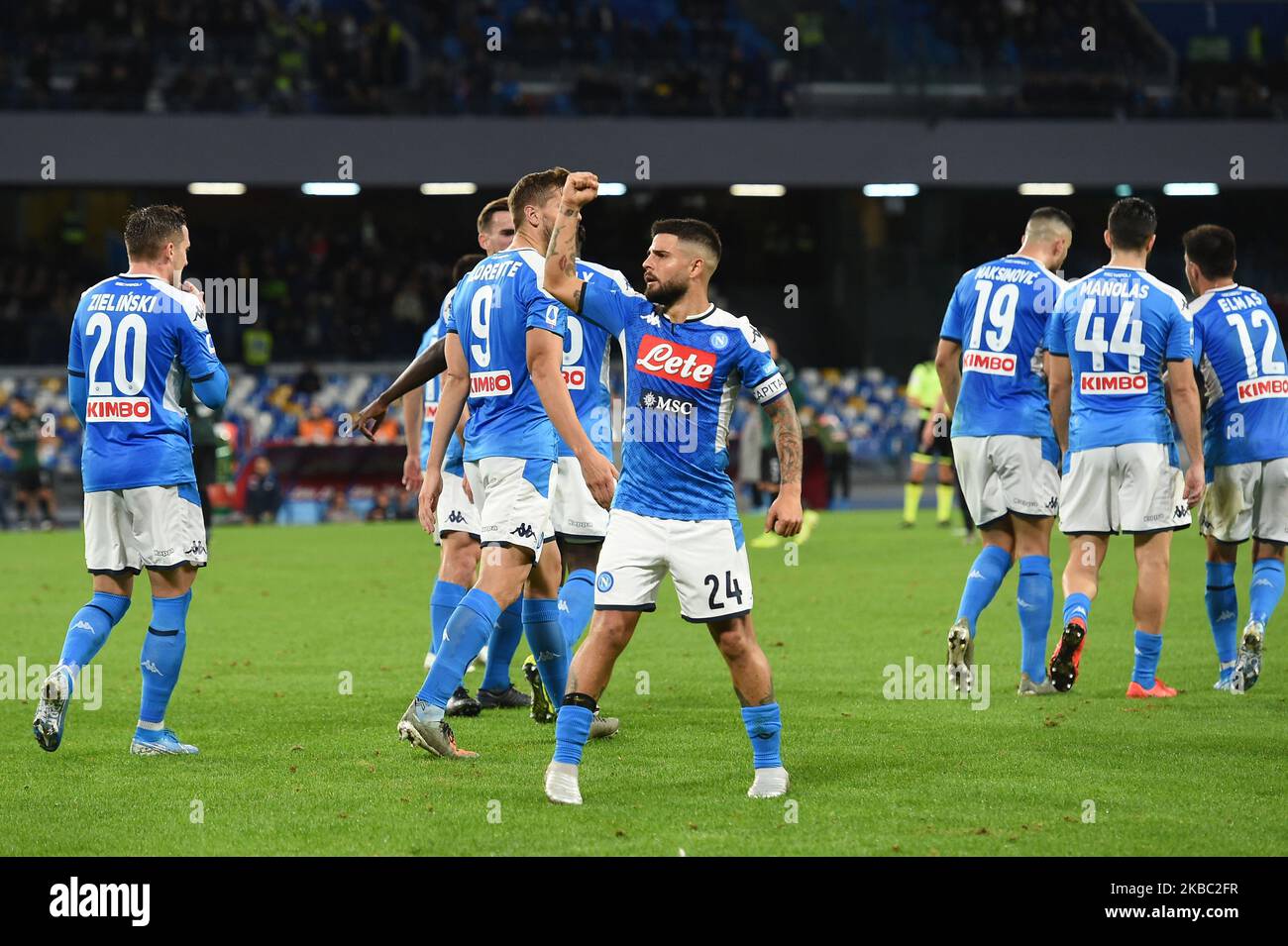 Ssc napoli players celebrate hi-res stock photography and images - Alamy