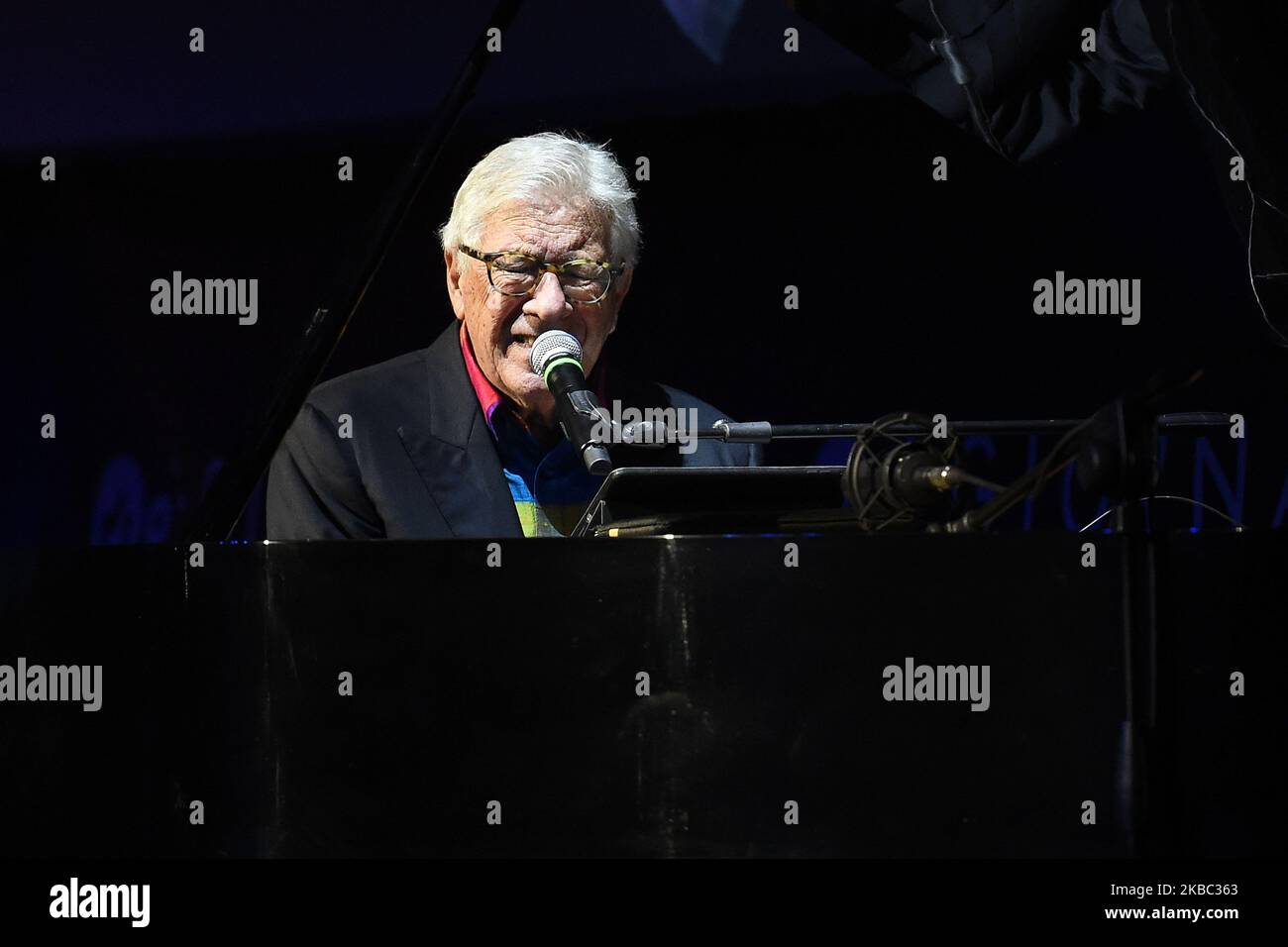 Peppino Di Capri attends a photocall during the 41th Giornate ...