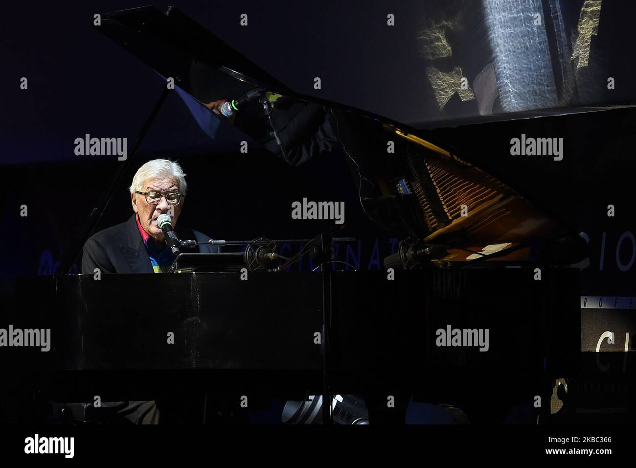 Peppino Di Capri attends a photocall during the 41th Giornate ...