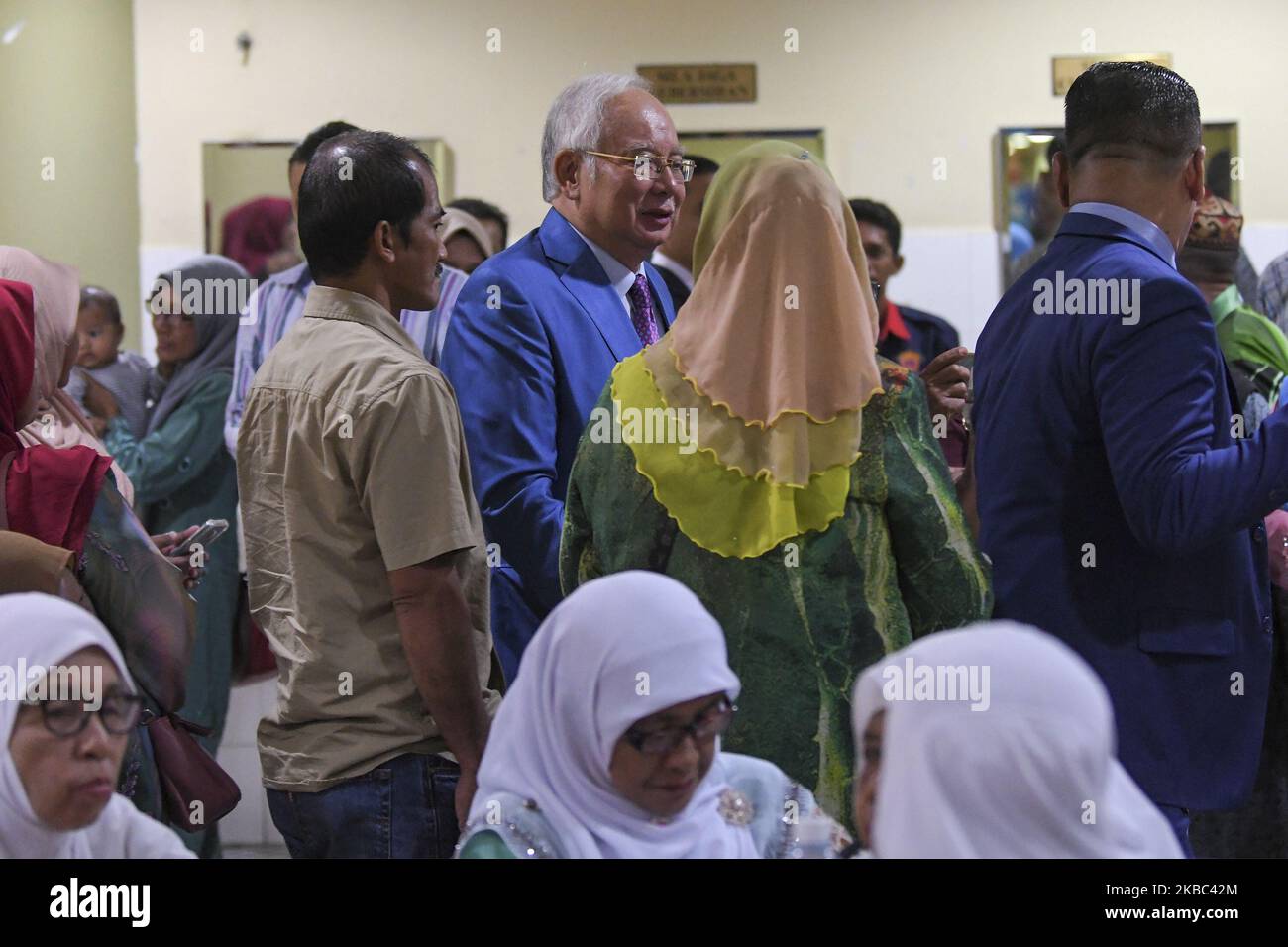 Former Prime Minister of Malaysia, Najib Abdul Razak during RM42 ...