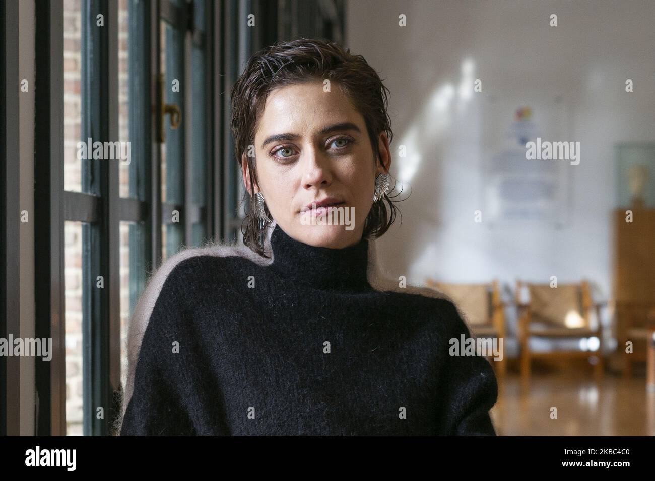 Actress Maria Leon poses during the portrait session on December 3 ...