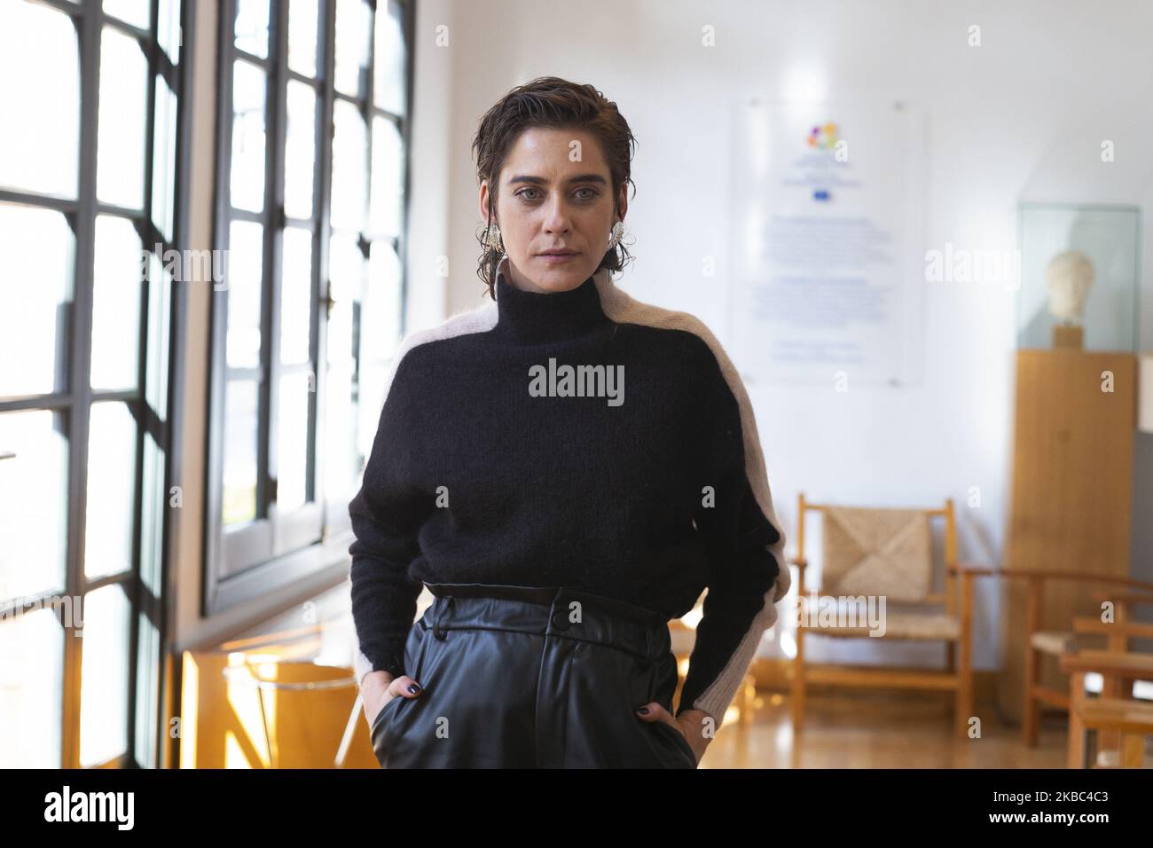Actress Maria Leon poses during the portrait session on December 3 ...