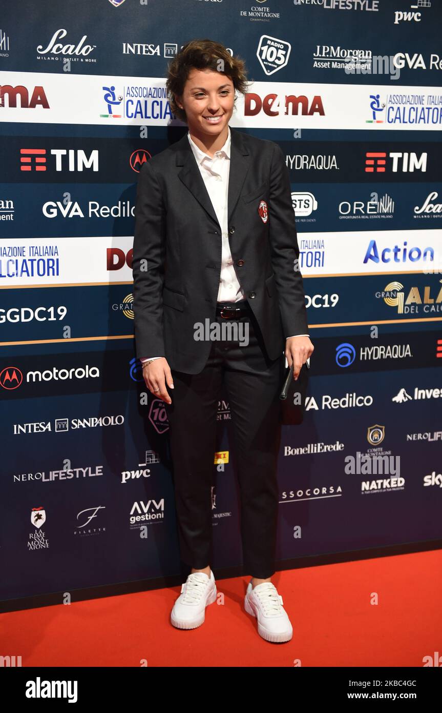 Italian midfielder aurora galli of woman serie hi-res stock photography ...