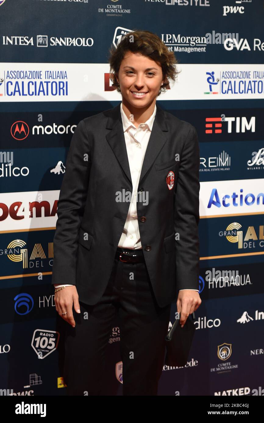 Italian midfielder aurora galli of woman serie hi-res stock photography ...