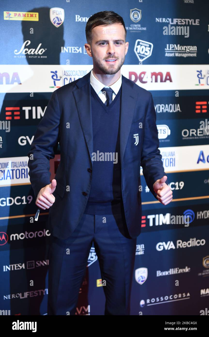Bosnian midfielder miralem pjanic of serie hi-res stock photography and ...
