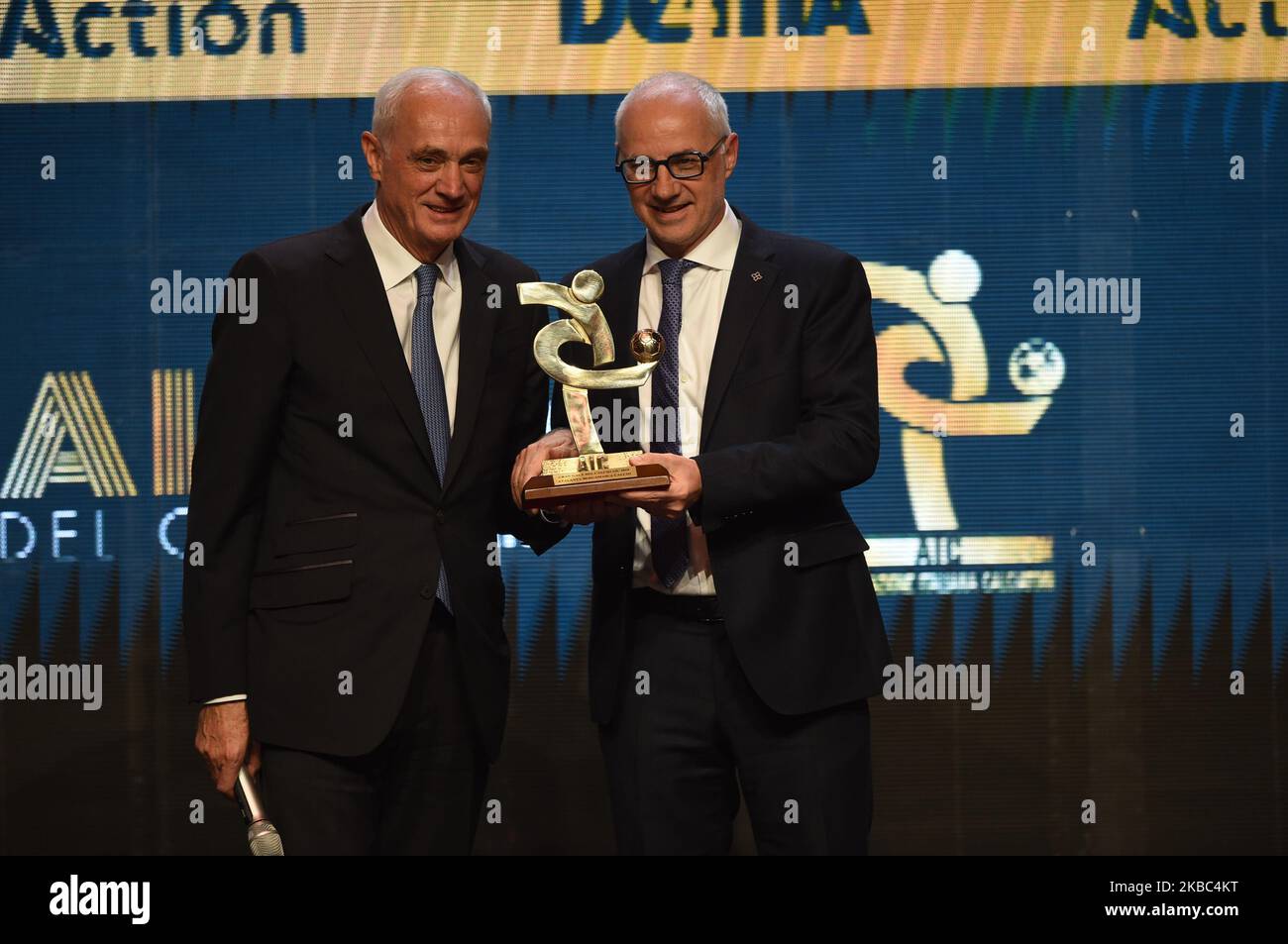 Atalanta bergamasca calcio president antonio percassi hi-res stock ...