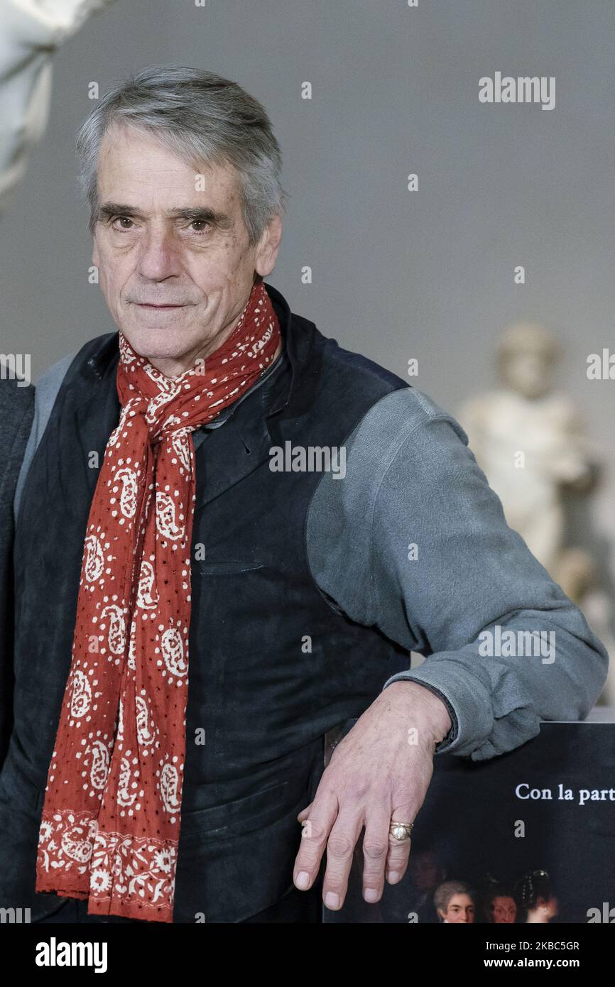 Actor Jeremy Irons attends 'Pintores y Reyes del Prado' photocall at El ...