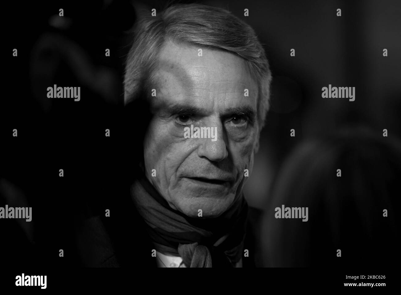 (EDITOR'S NOTE: Image was converted to black and white) Jeremy Irons ...