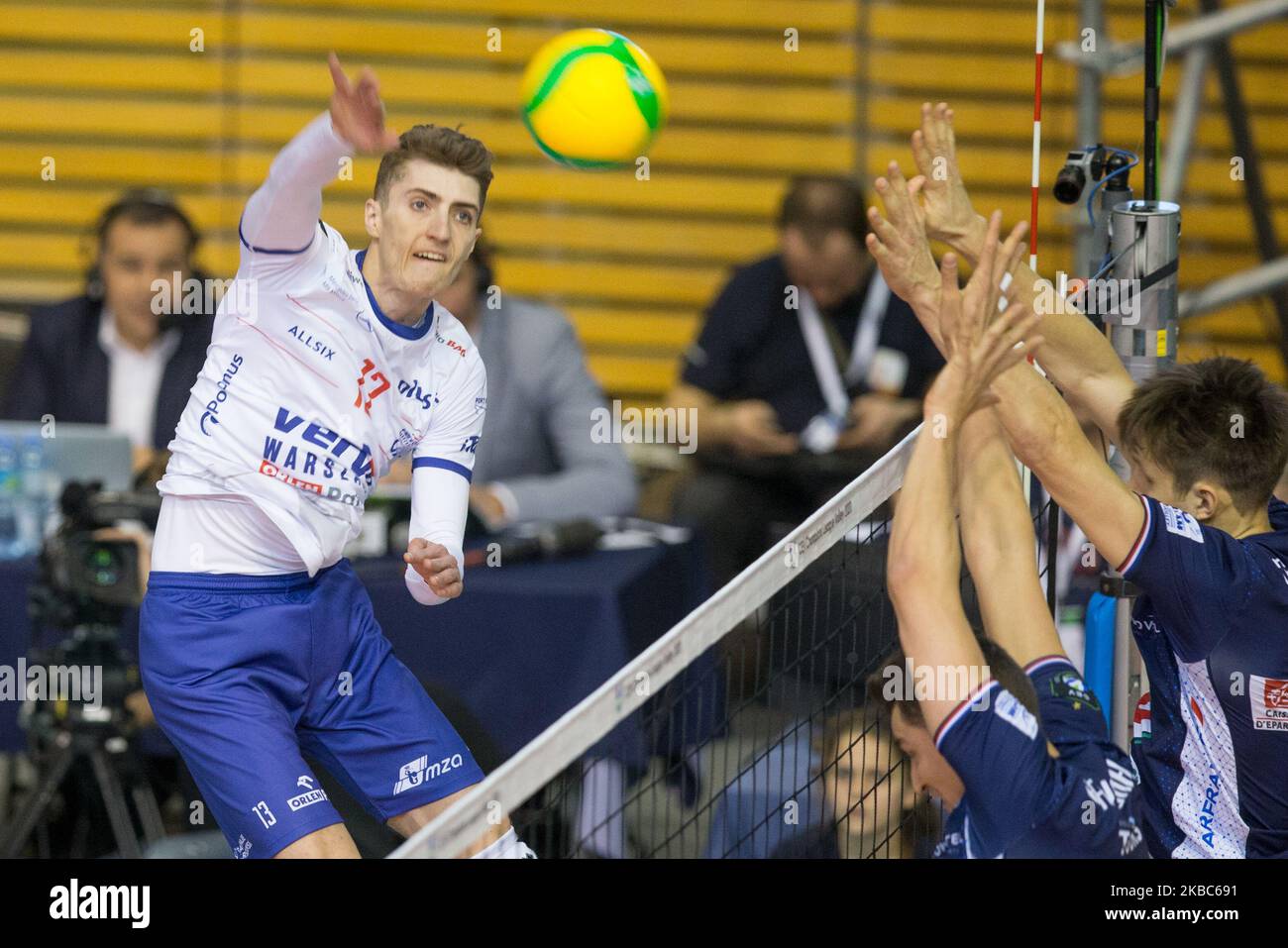 Igor Grobelny during the CEV Champions League Volley match between ...