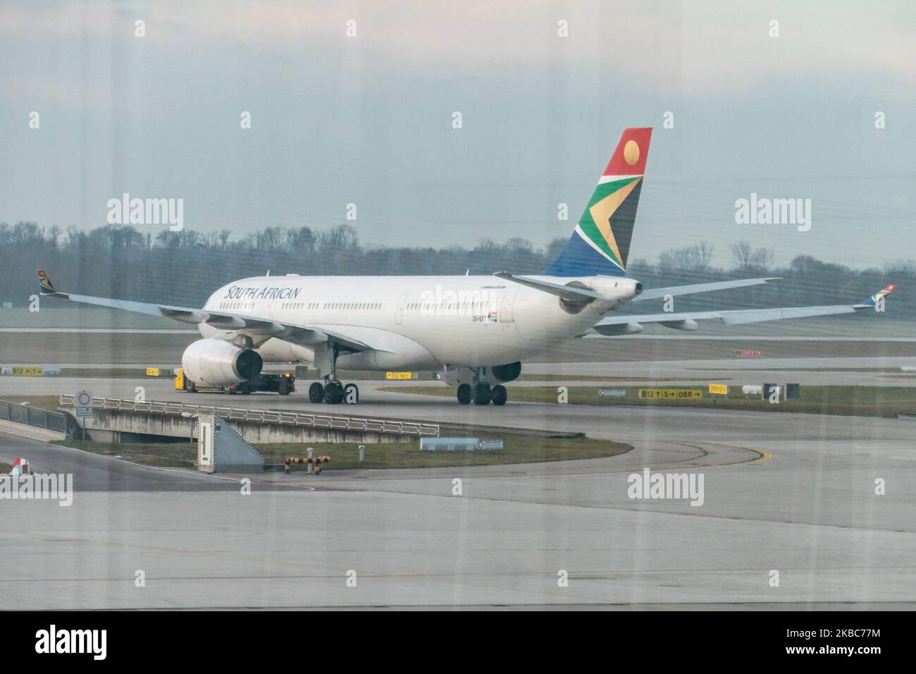 South African Airways Airbus A330 (A330-243) airplane as seen on 19 ...