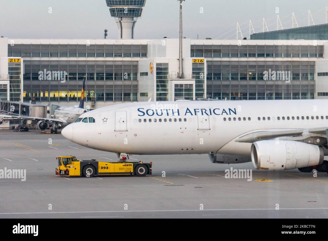 South African Airways Airbus A330 (A330-243) airplane as seen on 19 ...