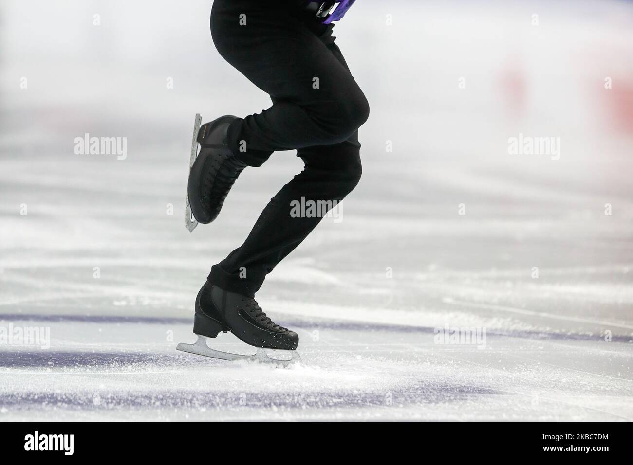 Kevin AYMOZ (FRA) in action during the SENIOR MEN – Short Program of ...