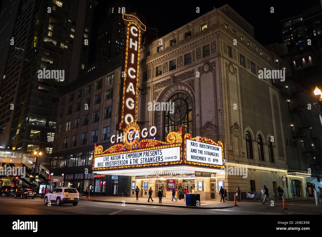 The Chicago Theater, originally known as the Balaban and Katz Chicago ...