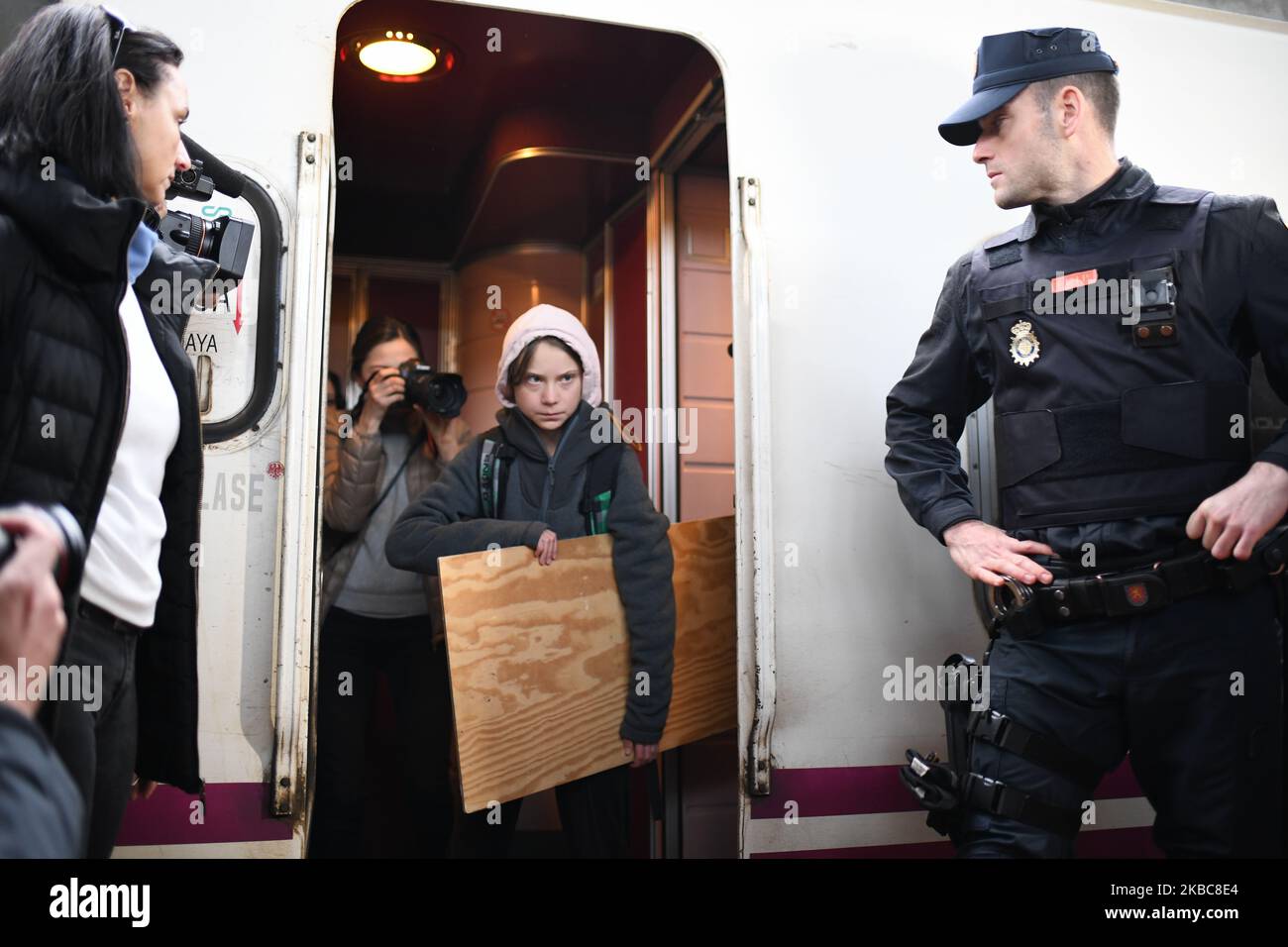 Greta Thunberg arrives in Madrid for COP25 on December 6th, 2019 ...