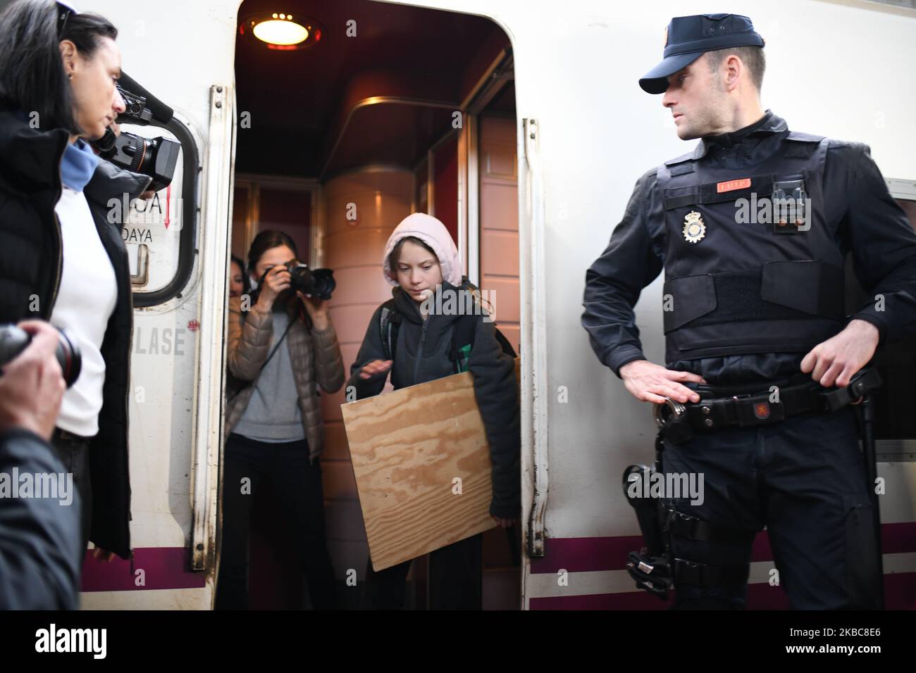 Greta Thunberg arrives in Madrid for COP25 on December 6th, 2019 ...