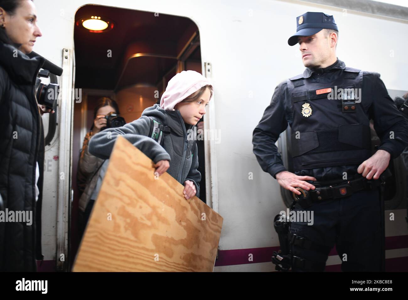 Greta Thunberg arrives in Madrid for COP25 on December 6th, 2019 ...