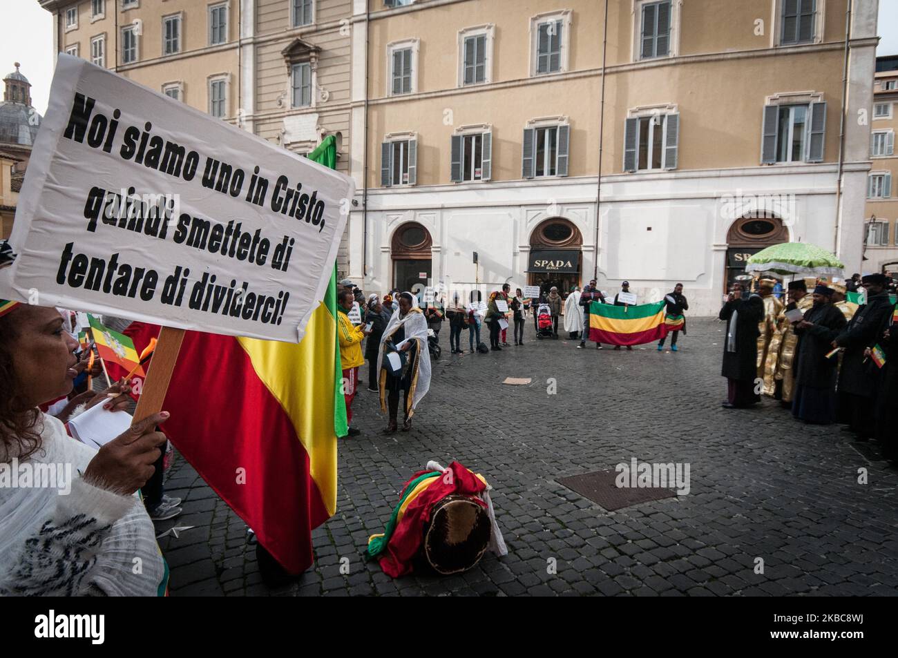 Ethiopians of the Christian Orthodox Church of Tewahedo in Italy are ...