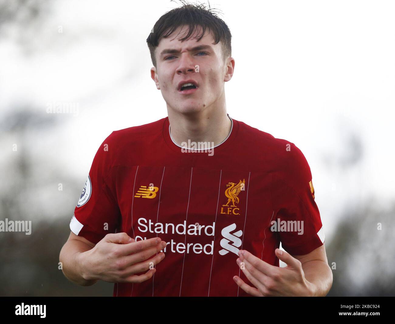 Morgan Boyes of Liverpool during Premier League 2 between Tottenham ...