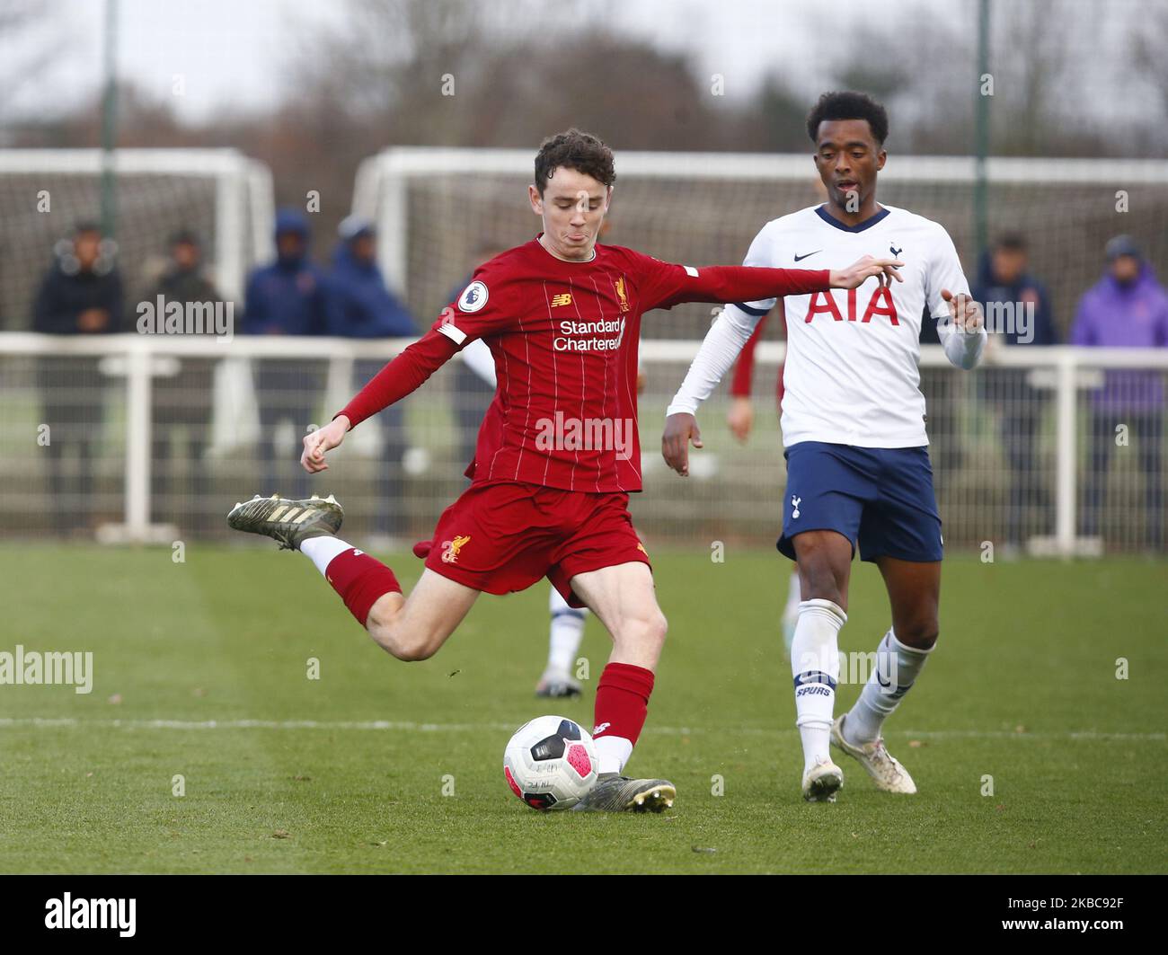 Tom Hill of Liverpool during Premier League 2 between Tottenham Hotspur ...