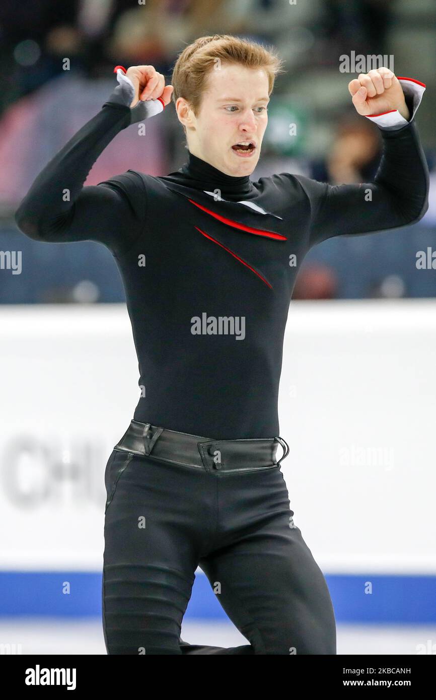 Alexander SAMARIN (RUS) in action during the SENIOR MEN – free Program ...