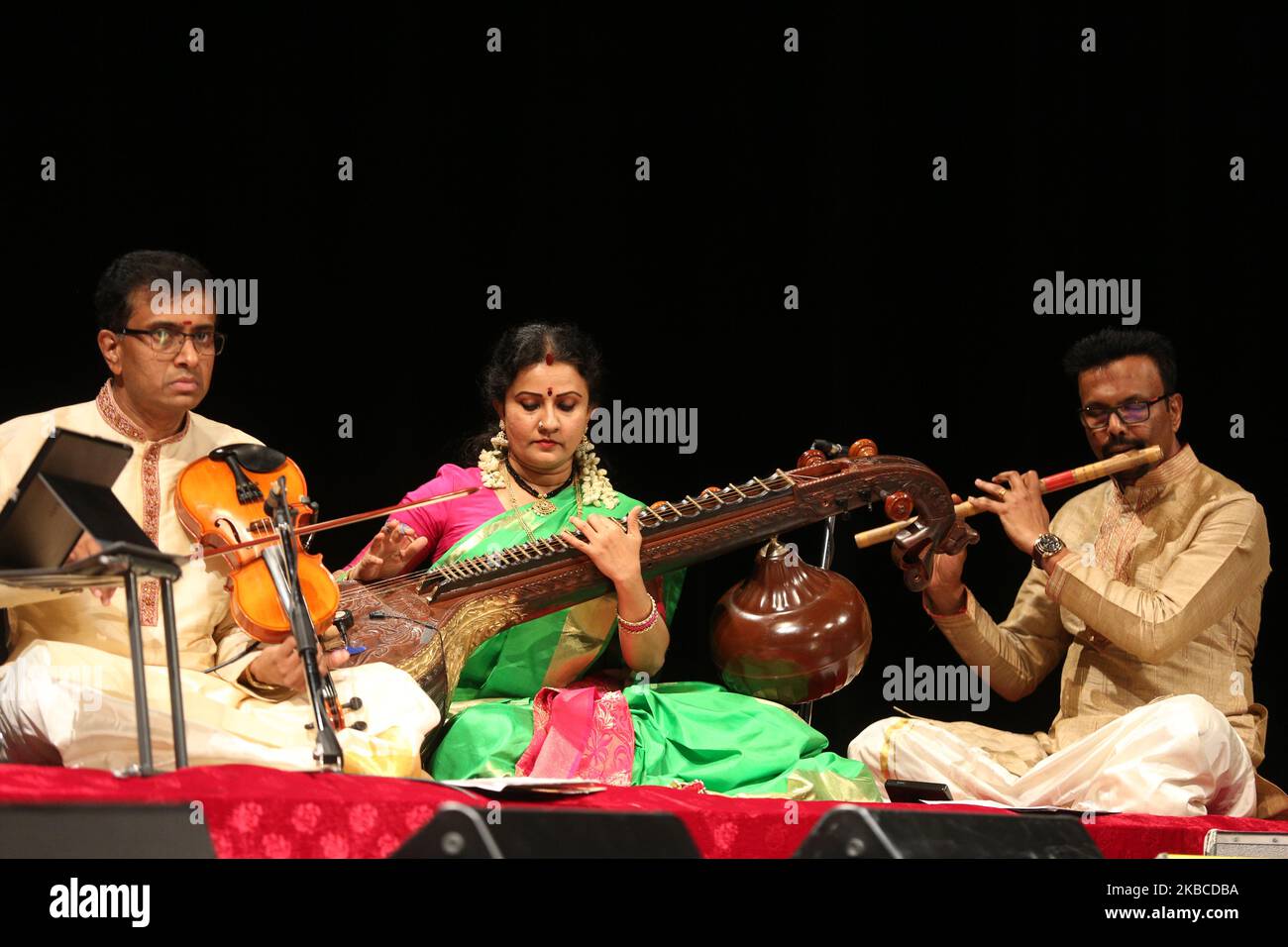 Bharata dance carnatic music in hi-res stock photography and images - Alamy