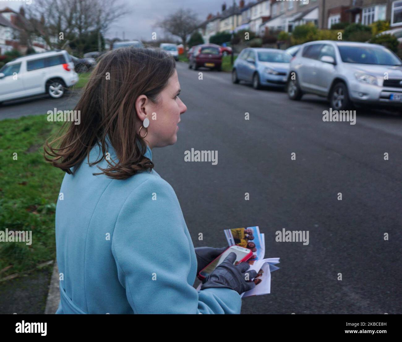 Liberal democrats leader jo swinson walks hi-res stock photography and ...