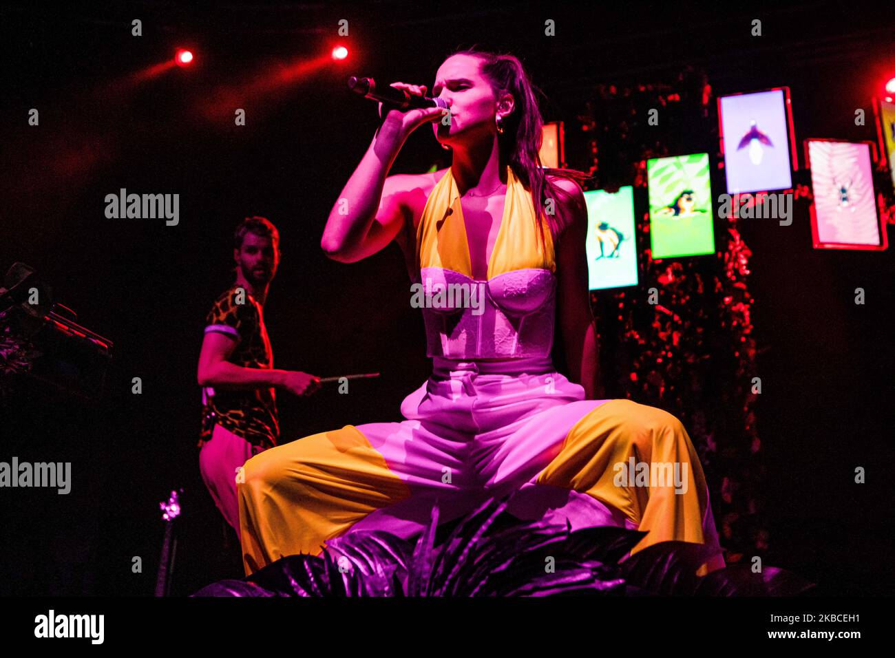 Sophie Hawley-Weld of German American musical duo Sofi Tukker performs ...