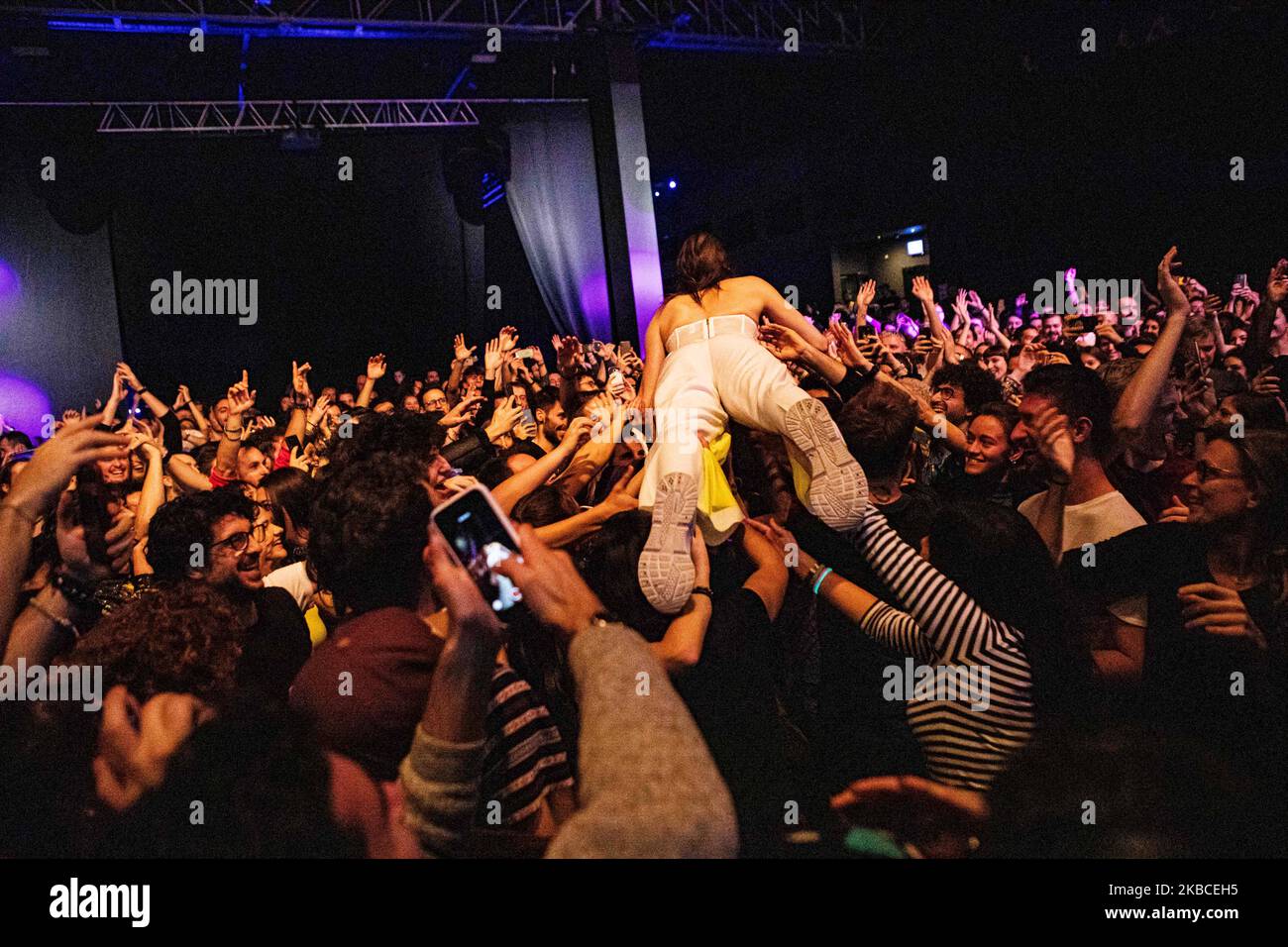 Sophie Hawley-Weld of German American musical duo Sofi Tukker performs ...