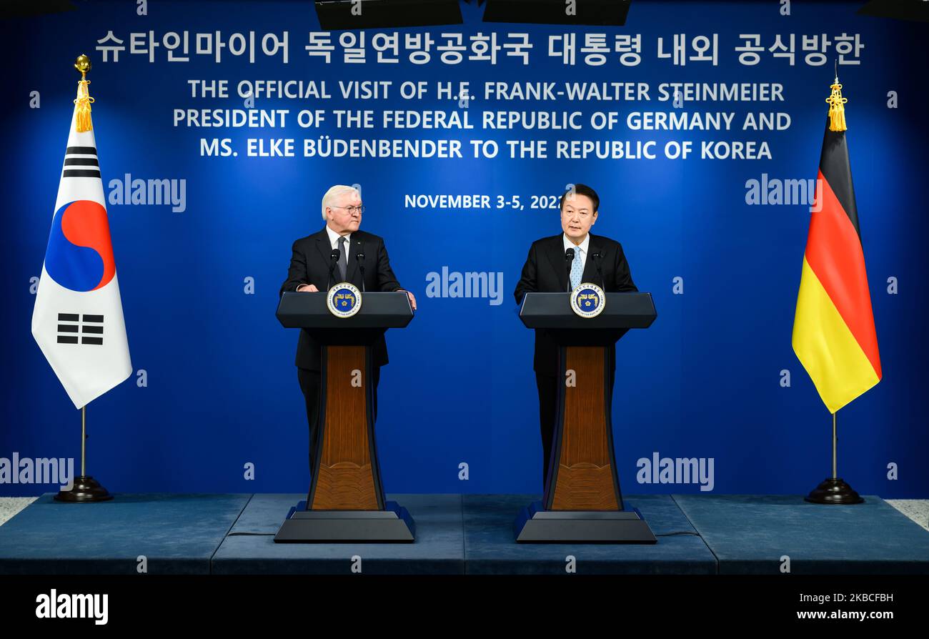 Seoul, South Korea. 04th Nov, 2022. German President Frank-Walter ...